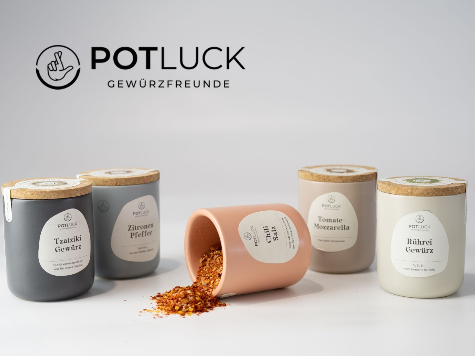 Genieße vollen Geschmack mit Potluck Gewürzen!