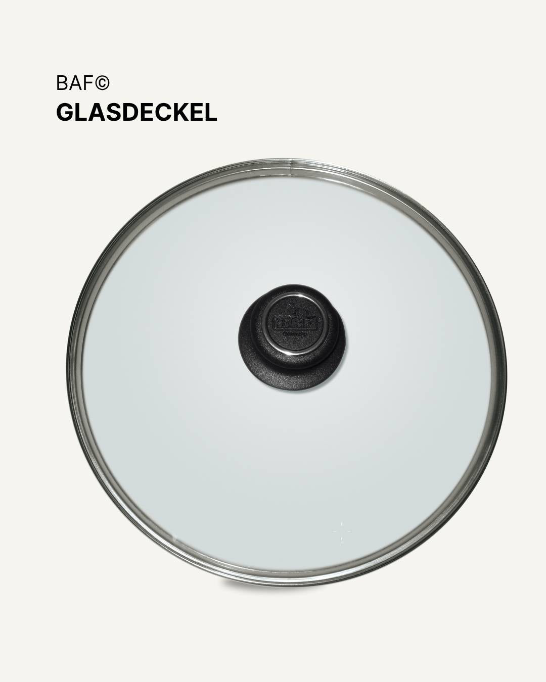Round glass lid for pans and pots, various sizes