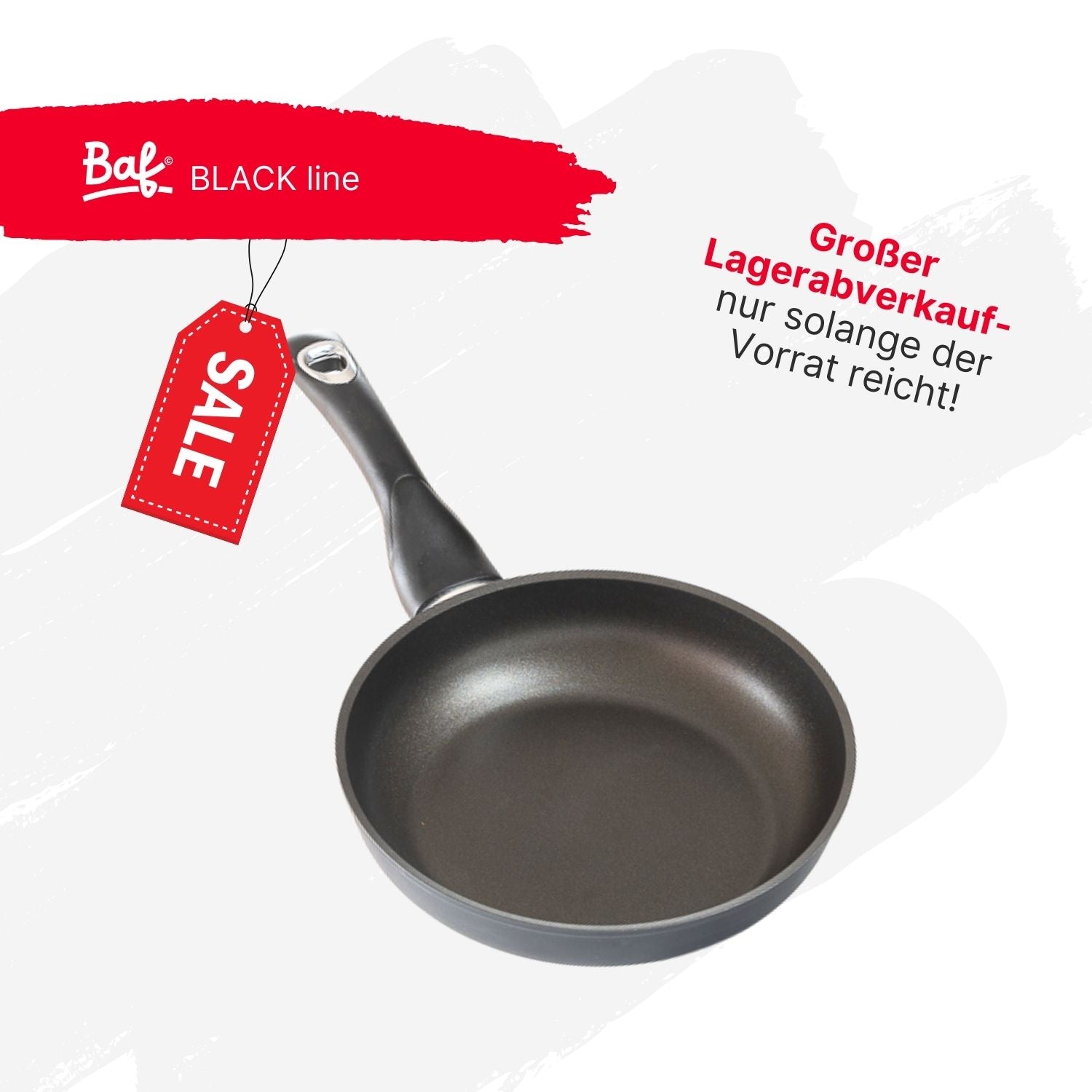 Baf braising pan induction - high-rim pan - BLACKline series